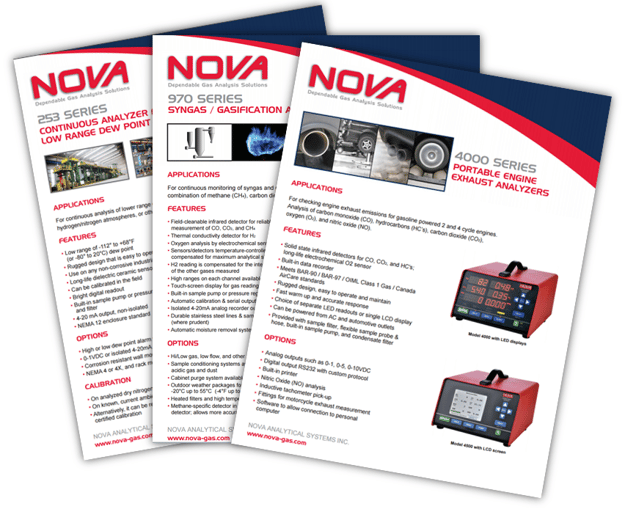 Continuous and Portable Analyzer Brochures - Nova Gas